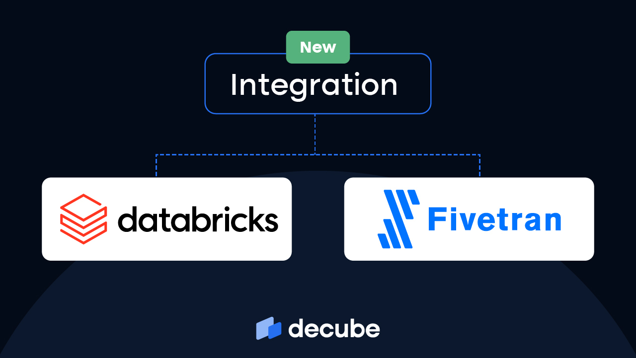 Two new integrations: Databricks and Fivetran | decube